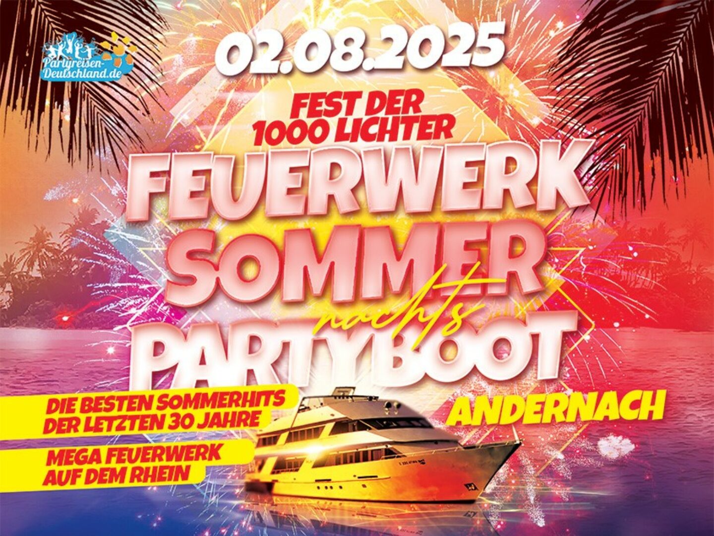 Mal so richtig auf einem Partyschiff feiern | Tolle Partyschiffe ...
